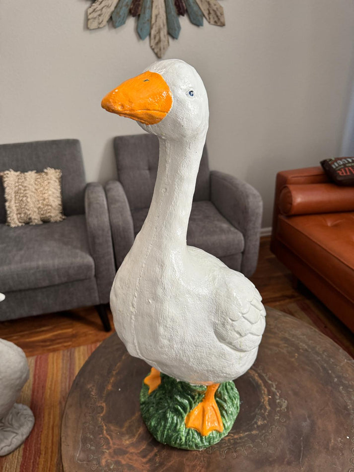 Concrete Porch Goose Statue – The Porch Goose